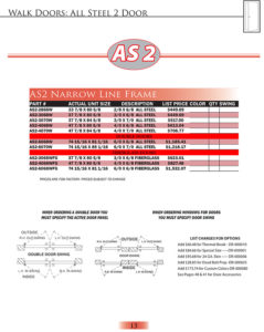 AS2 Narrow Line Frame | Harvard Products, INC
